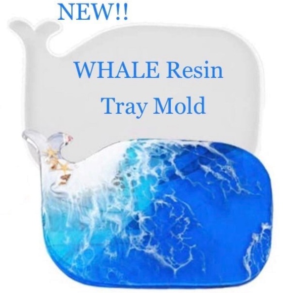 MAKERS MATERIALS MARKET | Office | New Large Whale Shape Silicone Mold ...